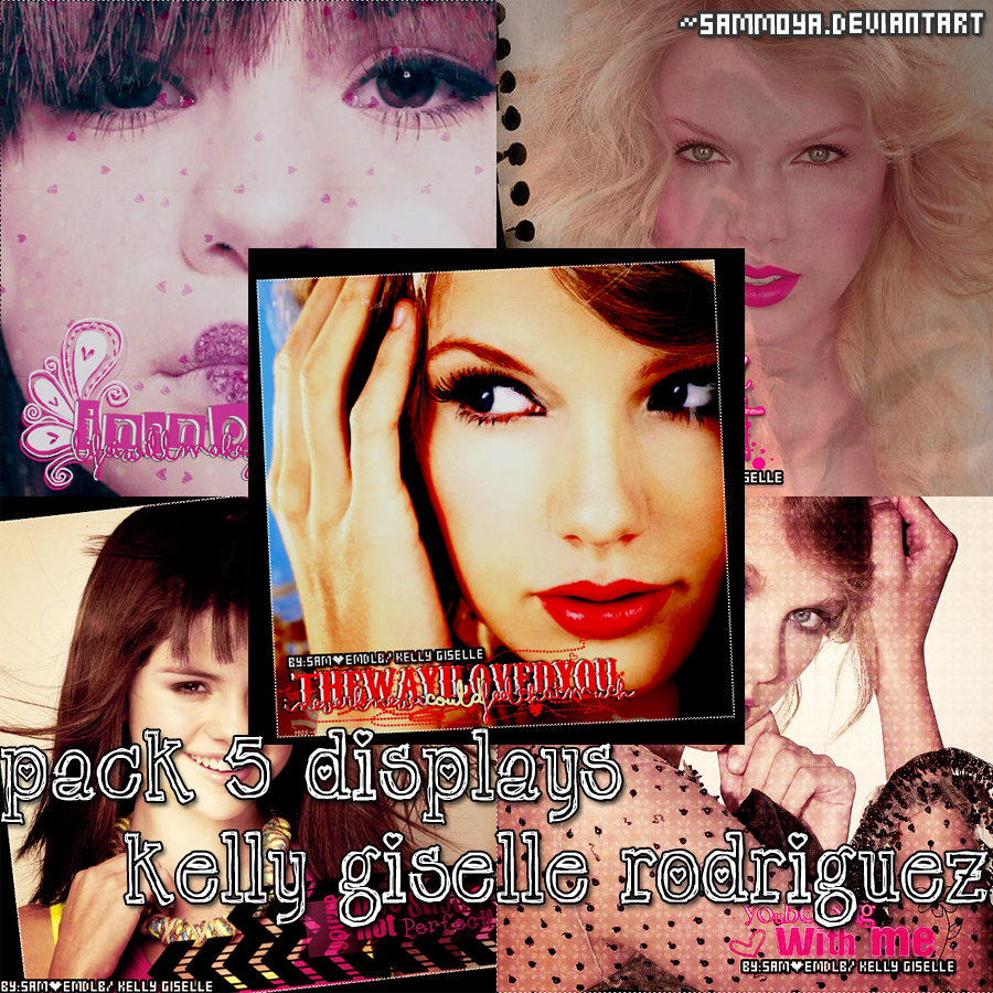 Pack 5 displays Kelly Rodriguez by SamMoya on DeviantArt