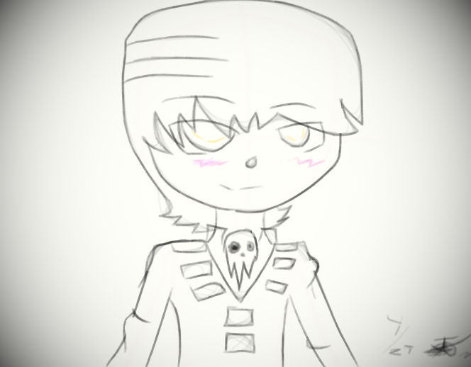 Death The Kid Drawing one by Flutt3rsh9 on DeviantArt