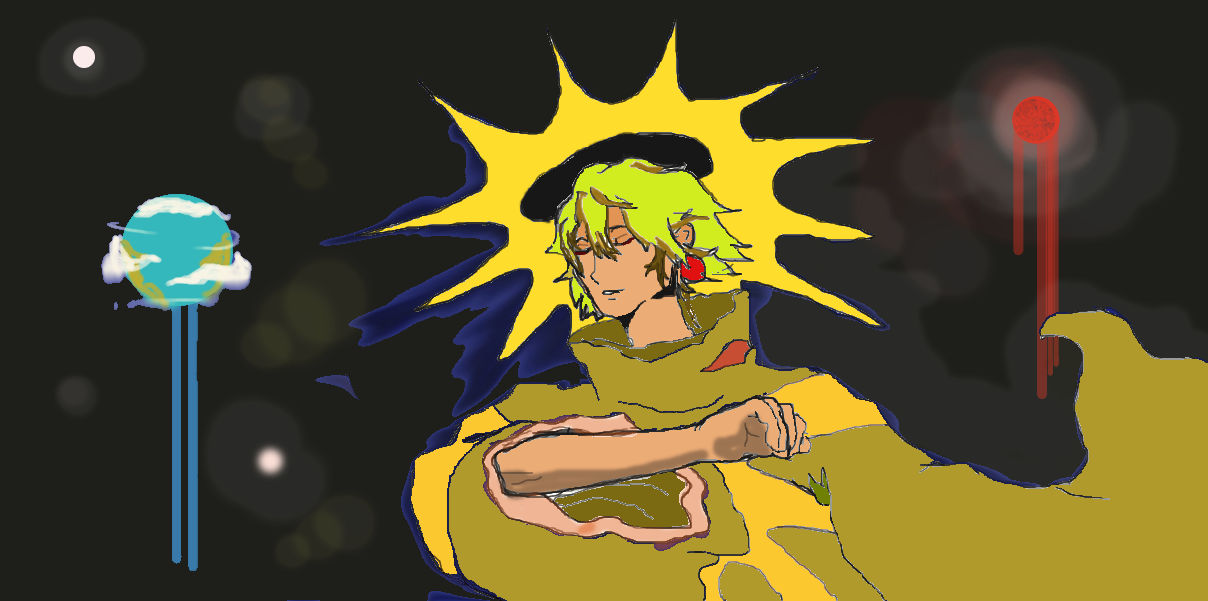 The Earth and God by Conejo-chan on DeviantArt