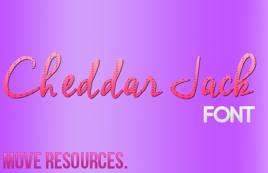 Font Cheddar Jack by MoveResources on DeviantArt