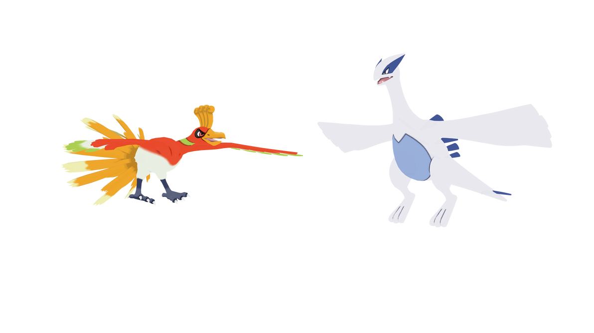 MMD Generation 2 Legendary Pokemon (Unrigged) by Lilothestitch on ...