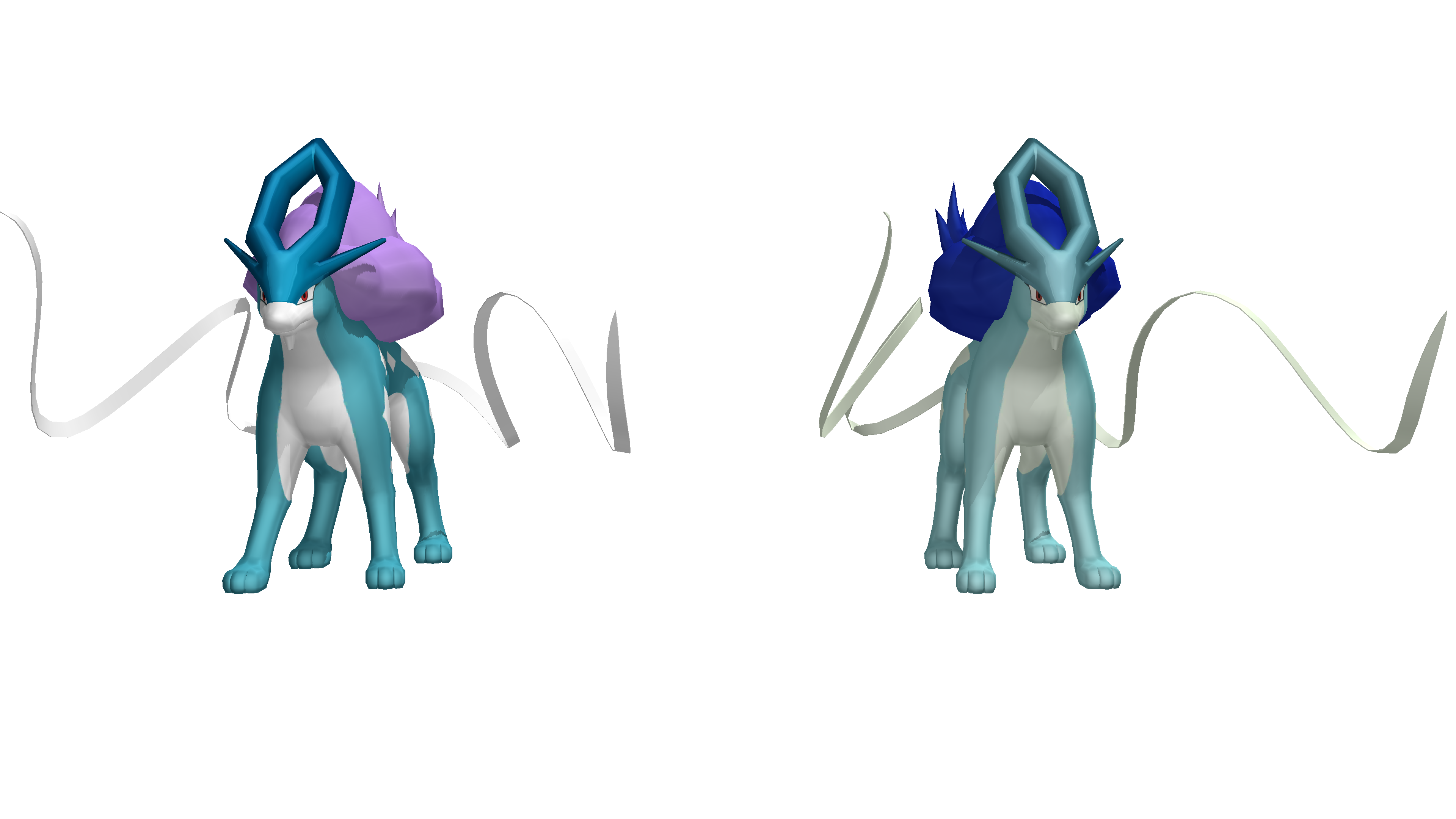 Shiny Suicune 3d