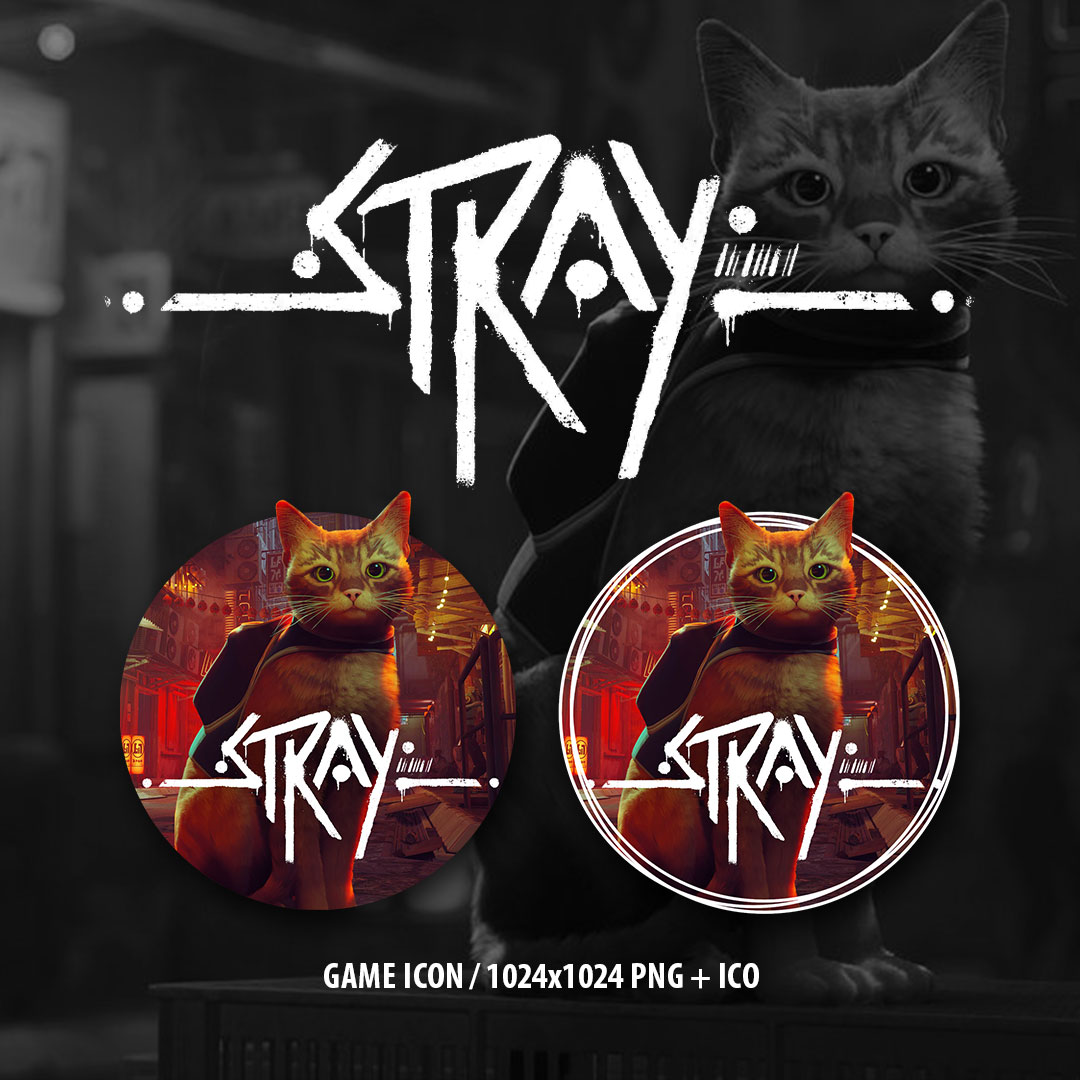 STRAY game icon by BaronGraphics on DeviantArt