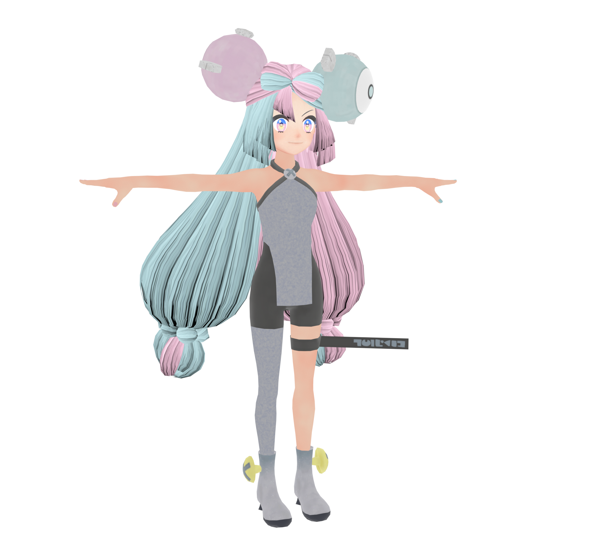 Iono Model with Removable Jacket - Pokemon by AUXP on DeviantArt