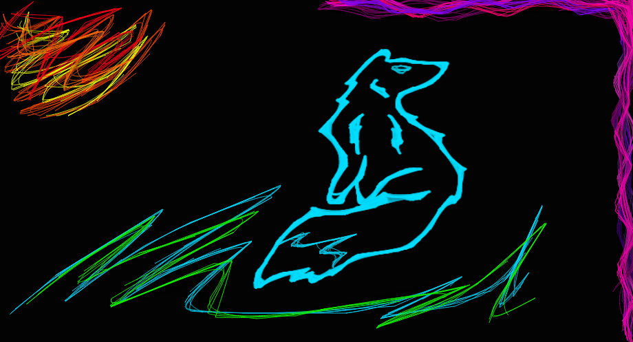 Neon Fox by SharpKayla on DeviantArt