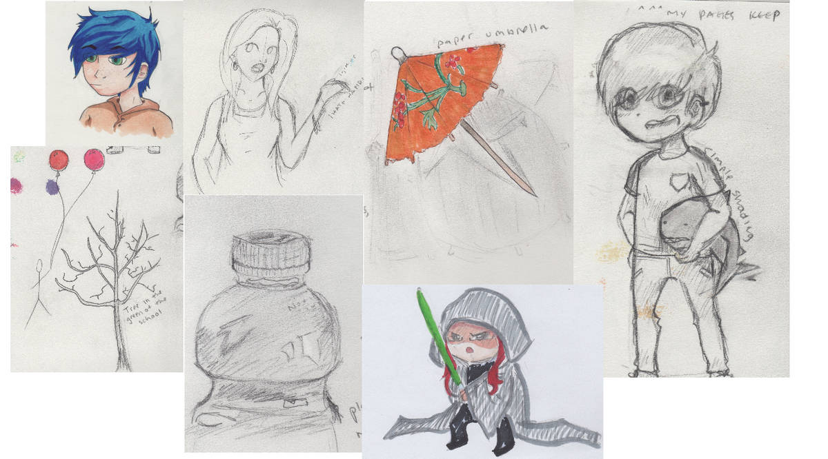 My first real sketch dump!! by tirzacantfail on DeviantArt