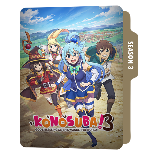 Konosuba Season 3 Folder Icon v1 (English Logo) by TDN98 on DeviantArt