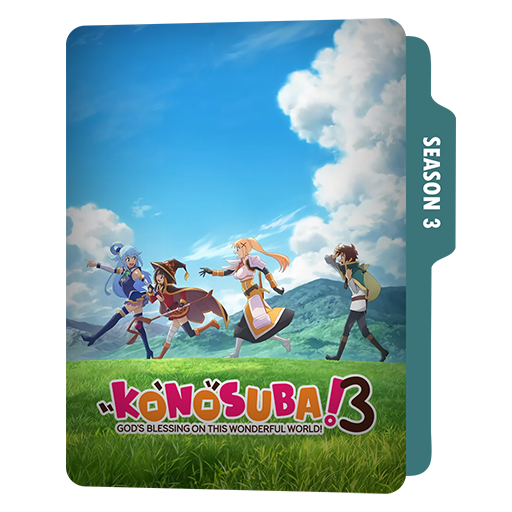 Konosuba Season 3 Folder Icon v2 (English Logo) by TDN98 on DeviantArt