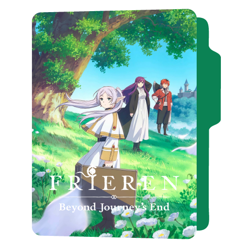 Frieren Beyond Journey's End Folder Icon v1 by TDN98 on DeviantArt