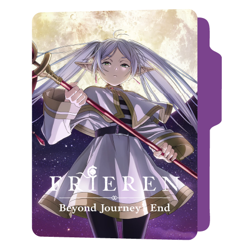 Frieren Beyond Journey's End Folder Icon v4 by TDN98 on DeviantArt