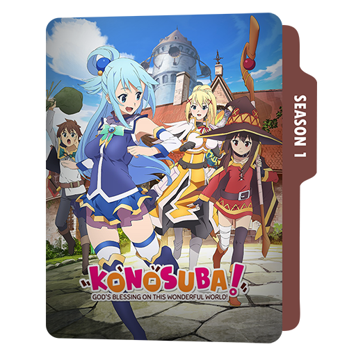 Konosuba Season 1 Folder Icon v1 (English Logo) by TDN98 on DeviantArt