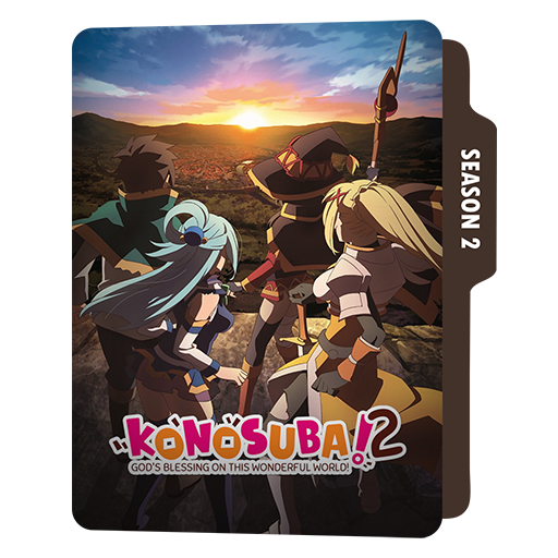Konosuba Season 2 Folder Icon v2 (English Logo) by TDN98 on DeviantArt