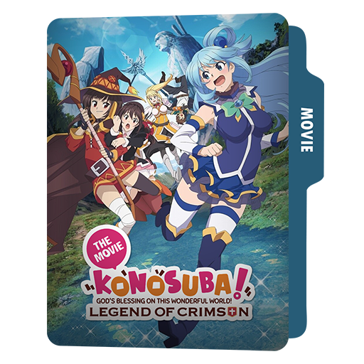 Konosuba Movie Folder Icon v2 (English Logo) by TDN98 on DeviantArt