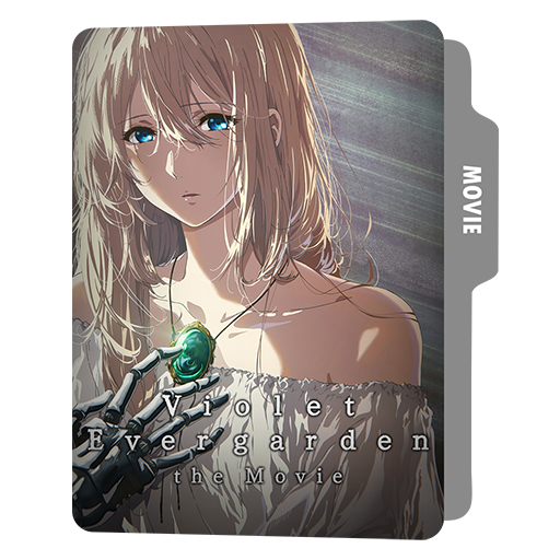Violet Evergarden Movie Folder Icon v2 (English) by TDN98 on DeviantArt