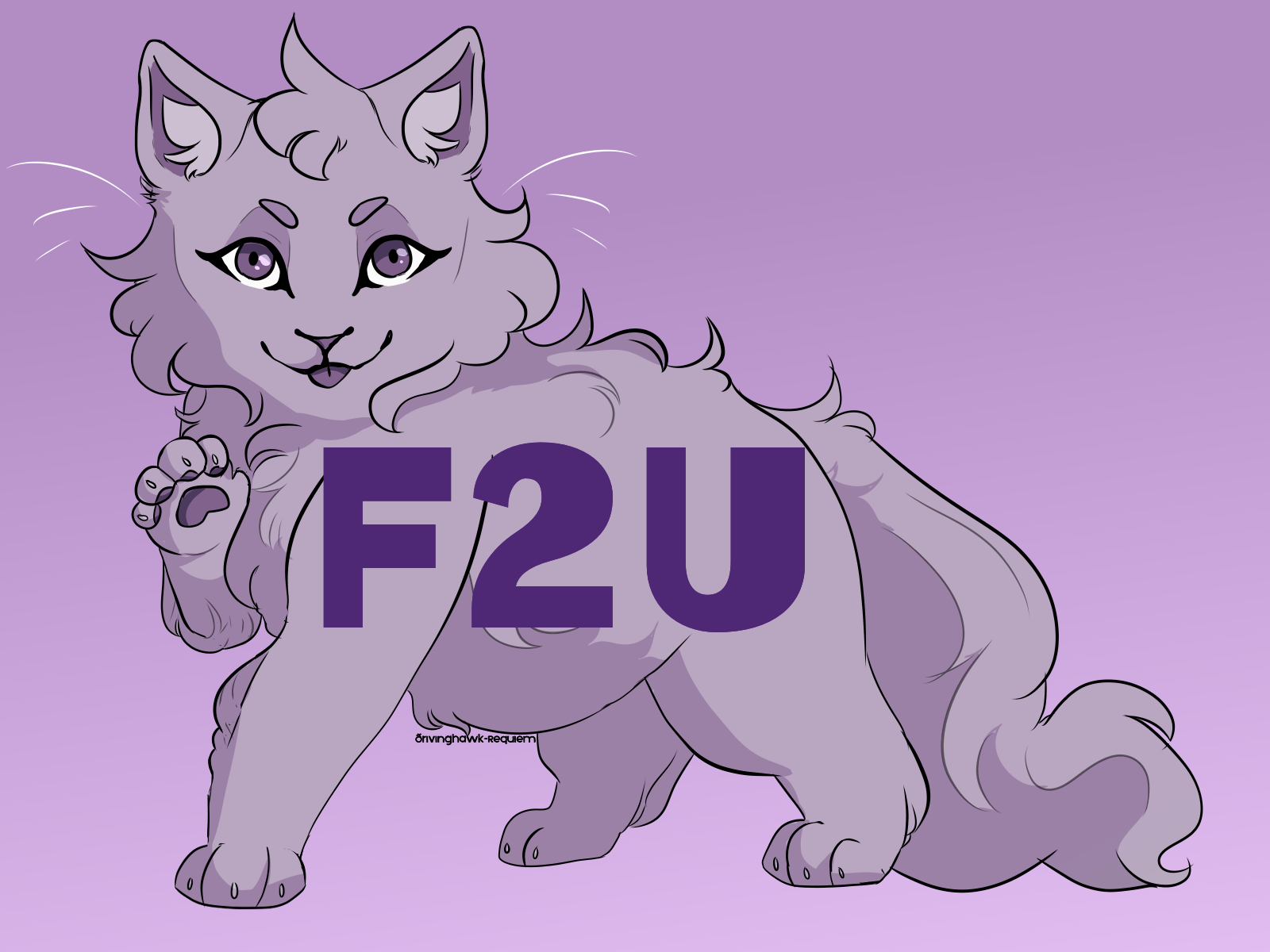 F2U Kitten Lineart by casanovaa-adopts on DeviantArt