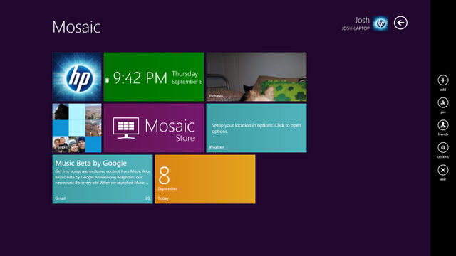 Mosaic: A Project toward a Windows 8 GUI by XtremeTakeoff on DeviantArt