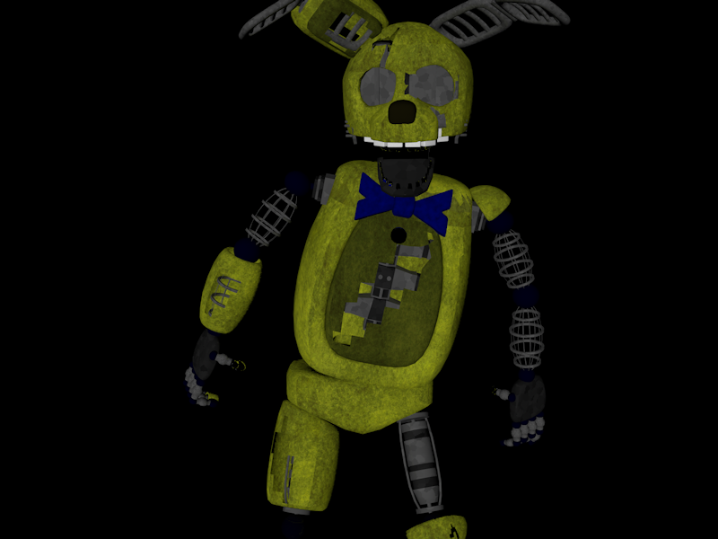 Ignited SpringBonnie Fan-Made by Cinema4dModeler2 on DeviantArt