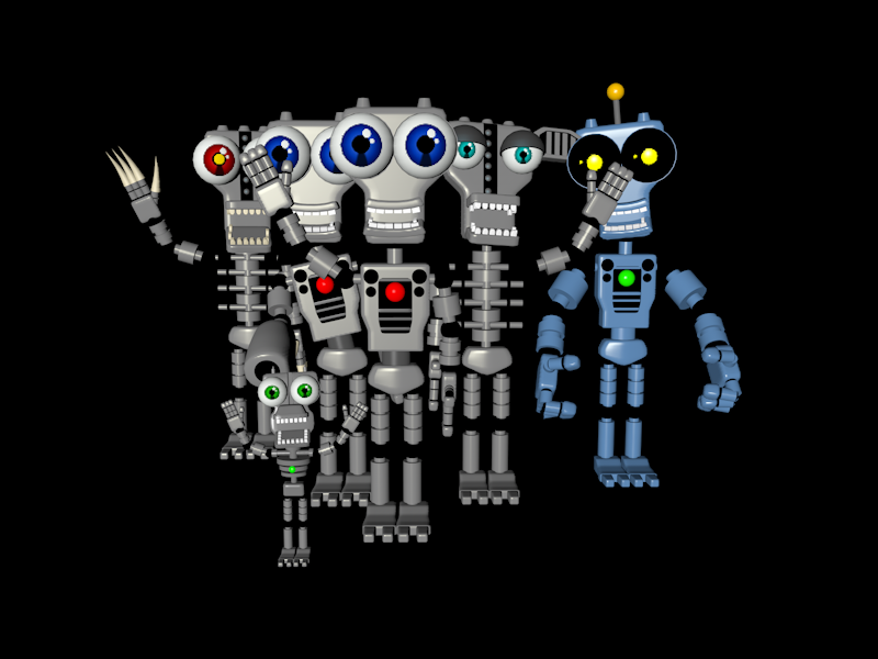 All Adventure Endo's by Cinema4dModeler2 on DeviantArt