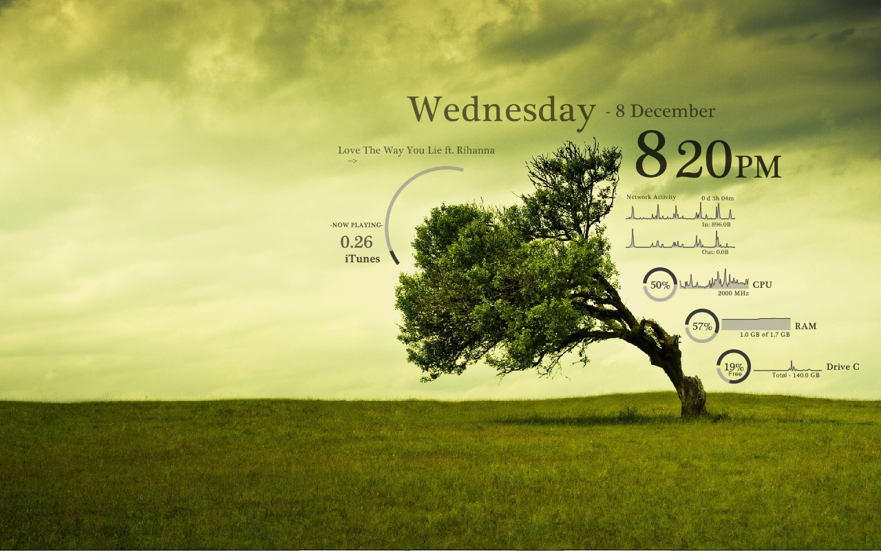 Green Tree Rainmeter by sadasas on DeviantArt