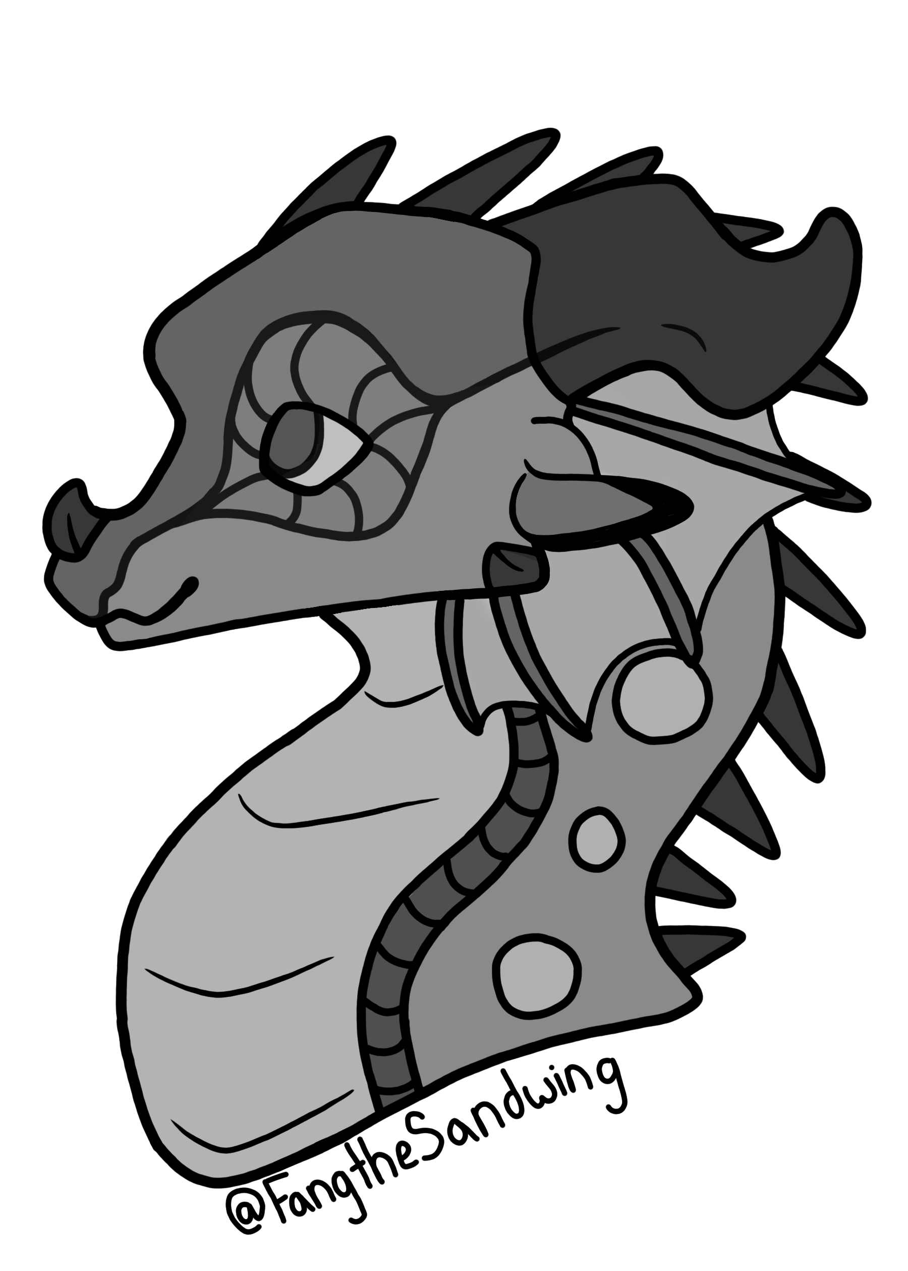 FTU Alt style Rainwing headshot by FangtheSandwing on DeviantArt