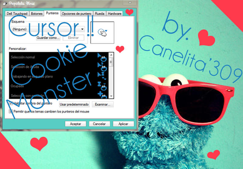 Cursor Cookie Monster by SriitaDeWatt on DeviantArt