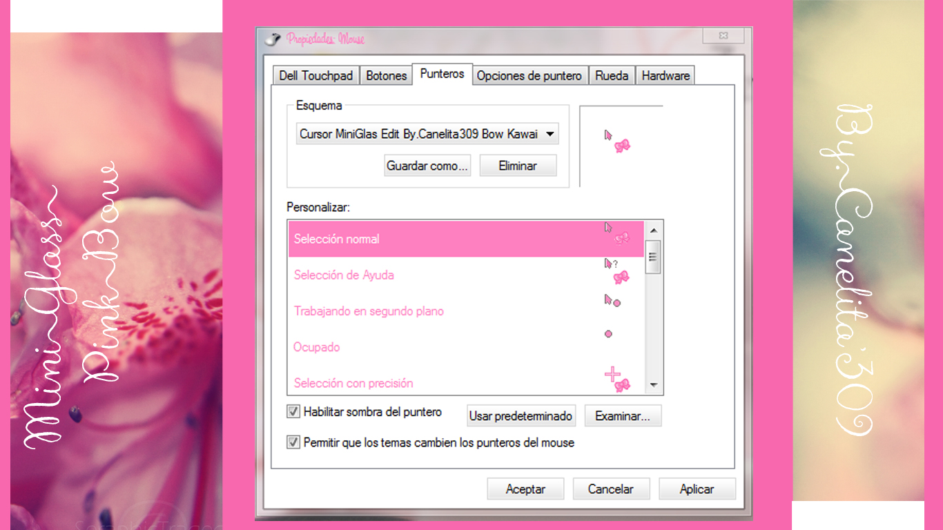 Cursor MiniGlass Kawaii Bow by SriitaDeWatt on DeviantArt