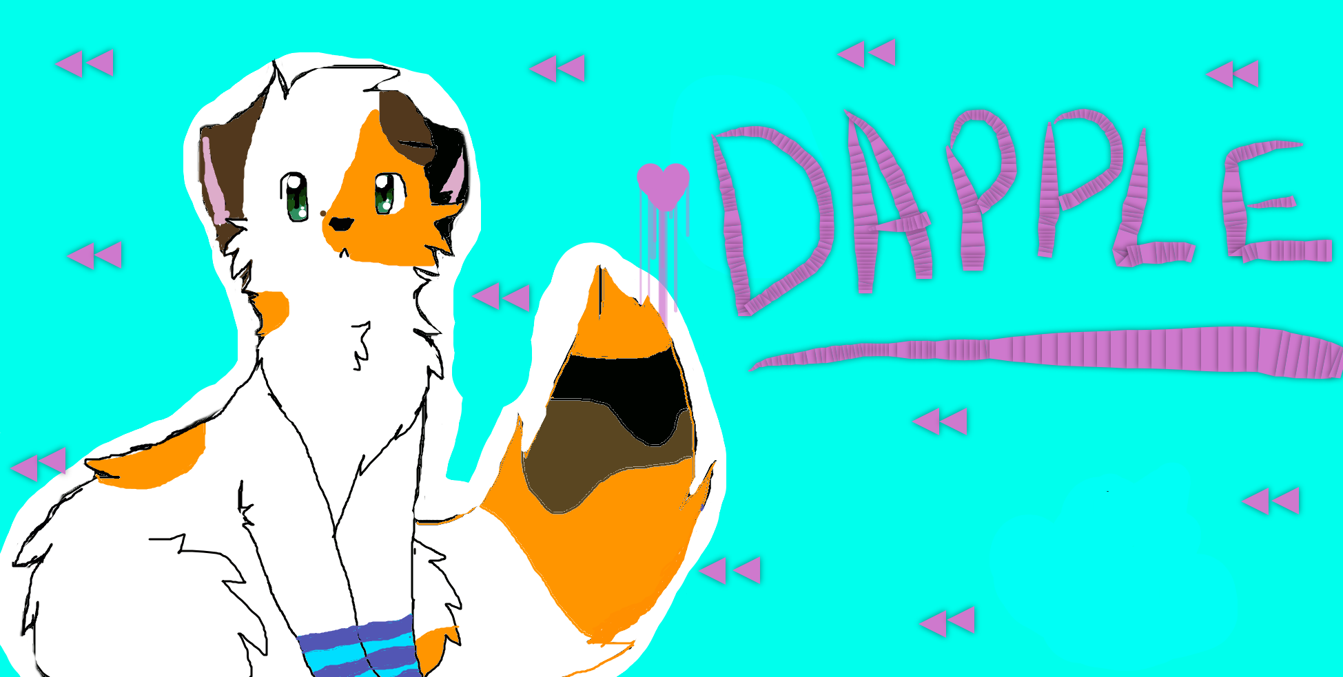 Dapple portrait by FLUFFY-Dapple-Kitteh on DeviantArt