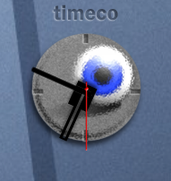 timeco - clock for XWidget by tchiro on DeviantArt