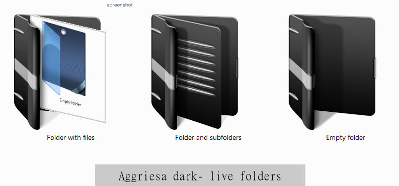Aggriesa dark- live folders by tchiro on DeviantArt