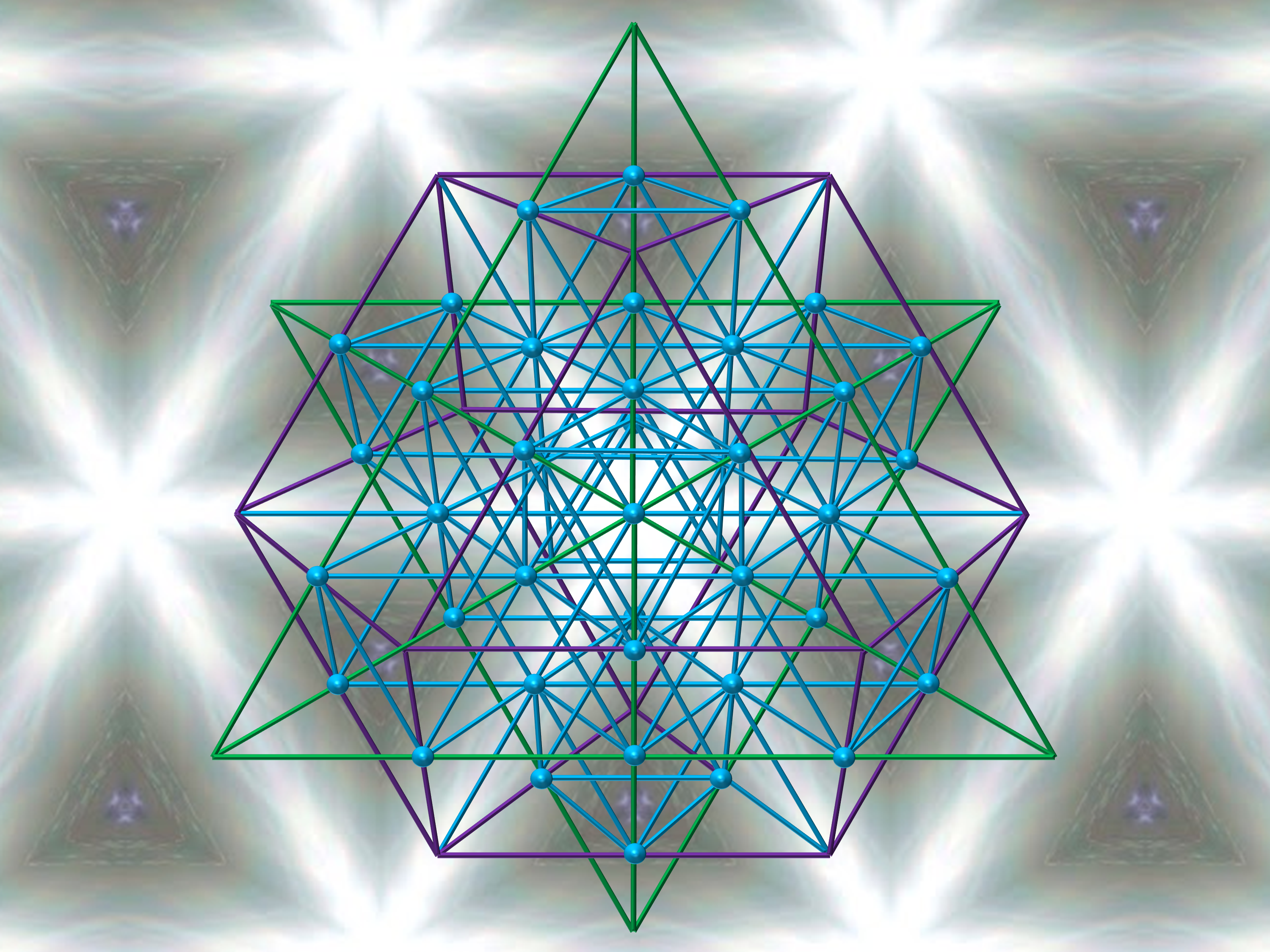 Vector Equilibrium 64 Tetrahedron Grid by qhhtom on DeviantArt