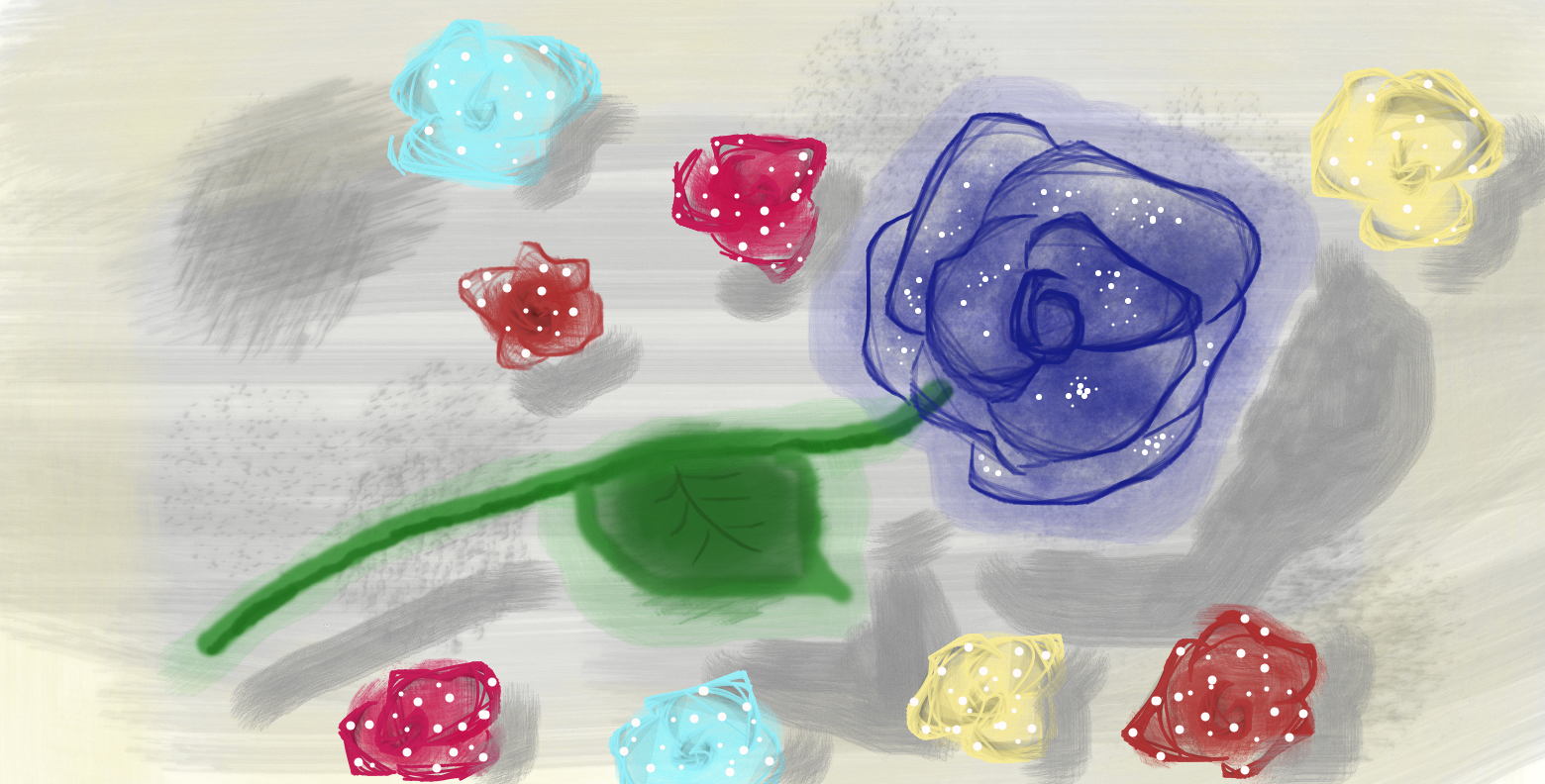 Floating Roses by OUzumakiO on DeviantArt