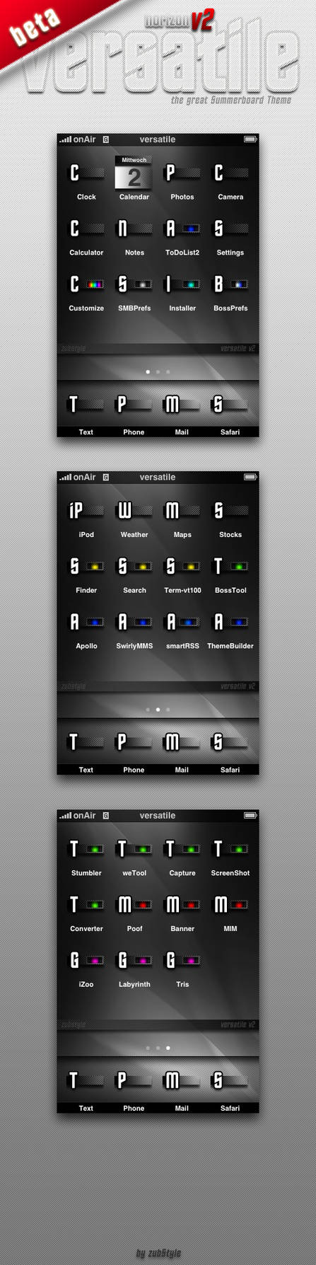 beta: -theme- versatile v2 by zubstyle on DeviantArt