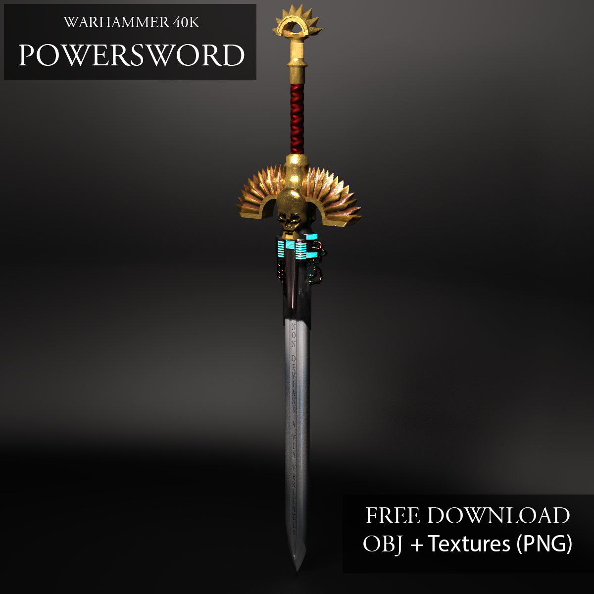 [Free Download] W40K Powersword by Ryselle-Chan on DeviantArt