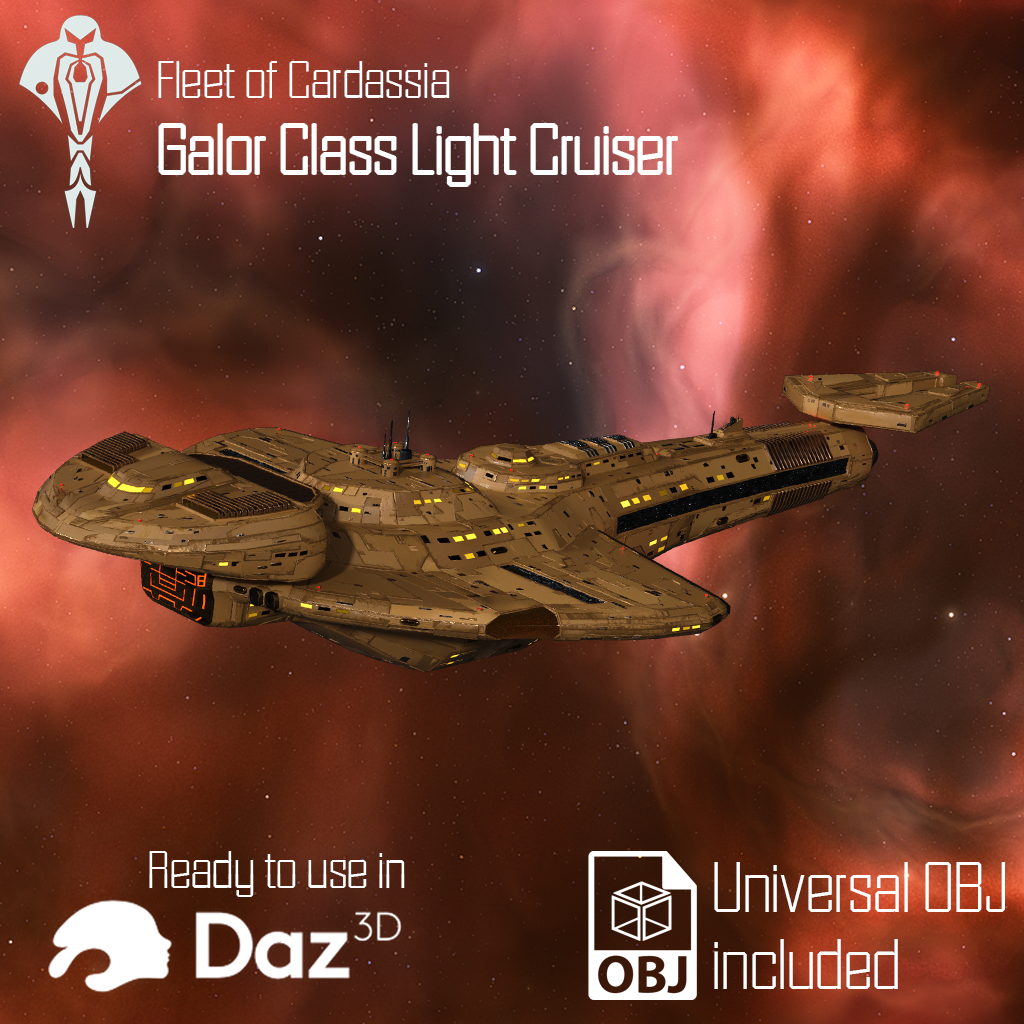 [Free Download] Cardassian Galor Class by Ryselle-Chan on DeviantArt