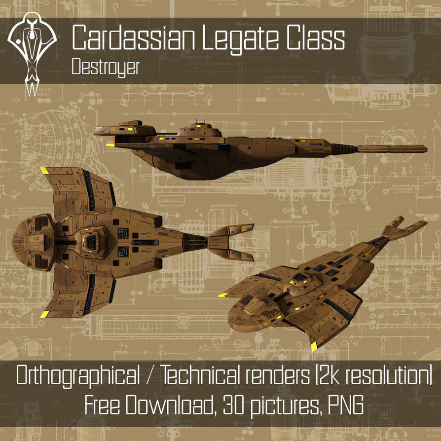 [Download] Cardassian Legate Ortho/Tech PNG by Ryselle-Chan on DeviantArt