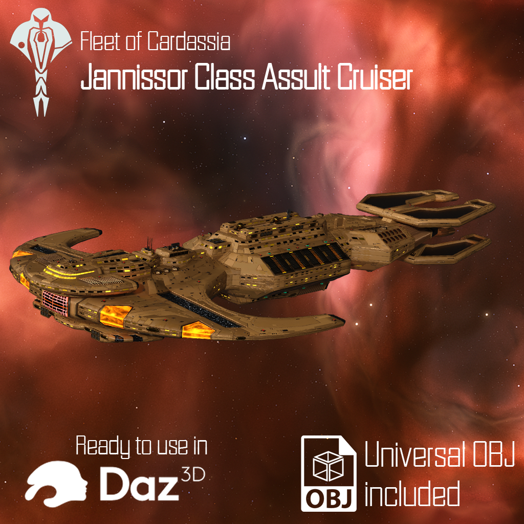 [Download] Cardassian Jannissor Clss (OBJ + DAZ3D) by Ryselle-Chan on ...