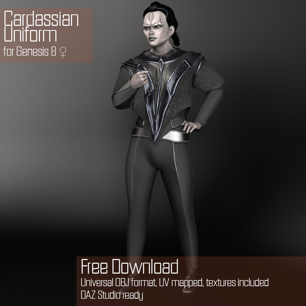 [Free Download] Cardassian Uniform G8F by Ryselle-Chan on DeviantArt