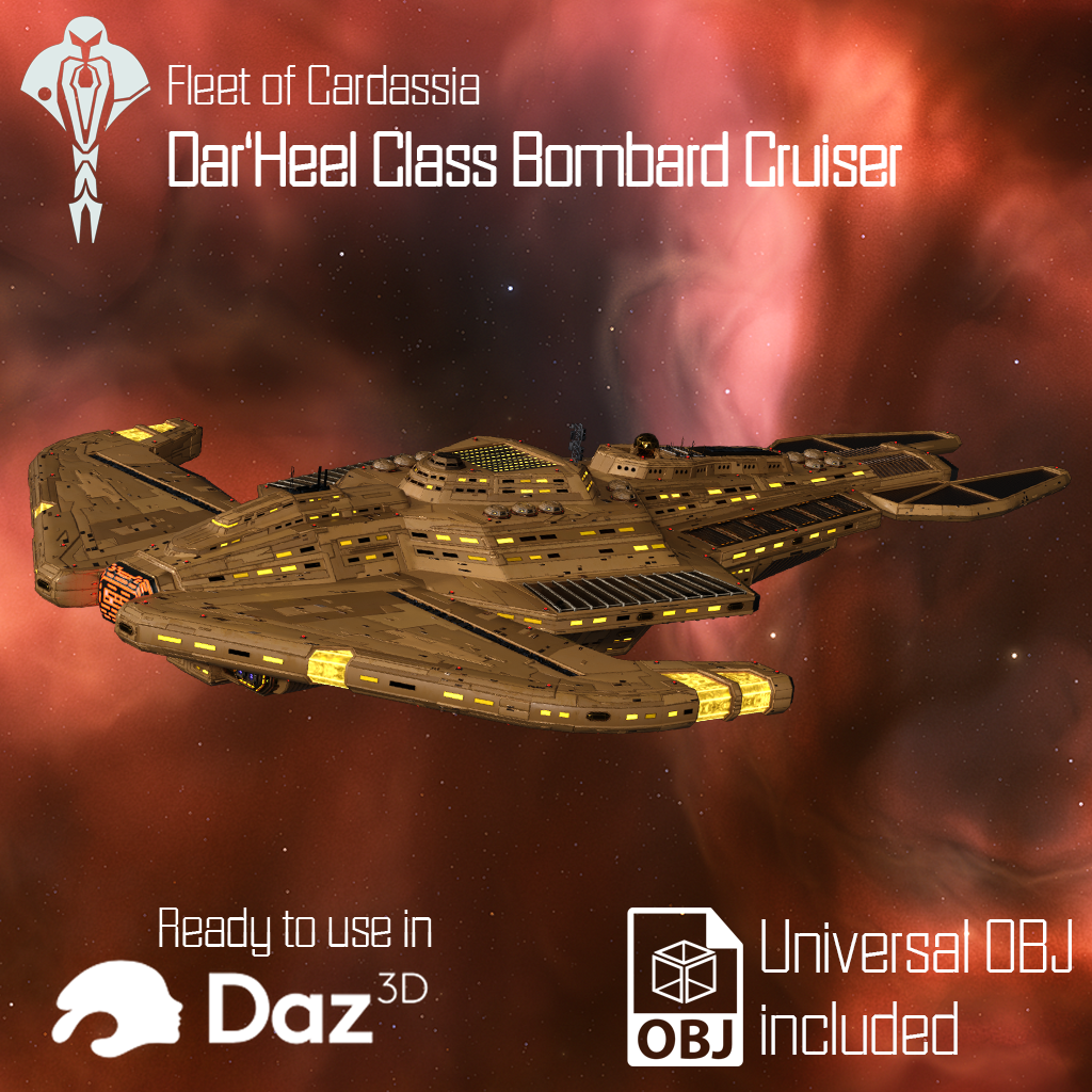 [Free Download] Cardassian DarHeel Class by Ryselle-Chan on DeviantArt