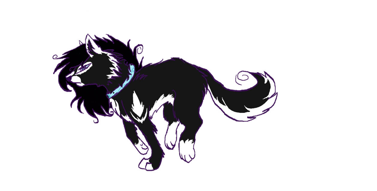 Neon Nightshade Fursona (Final Design) by LunarNightmaric on DeviantArt