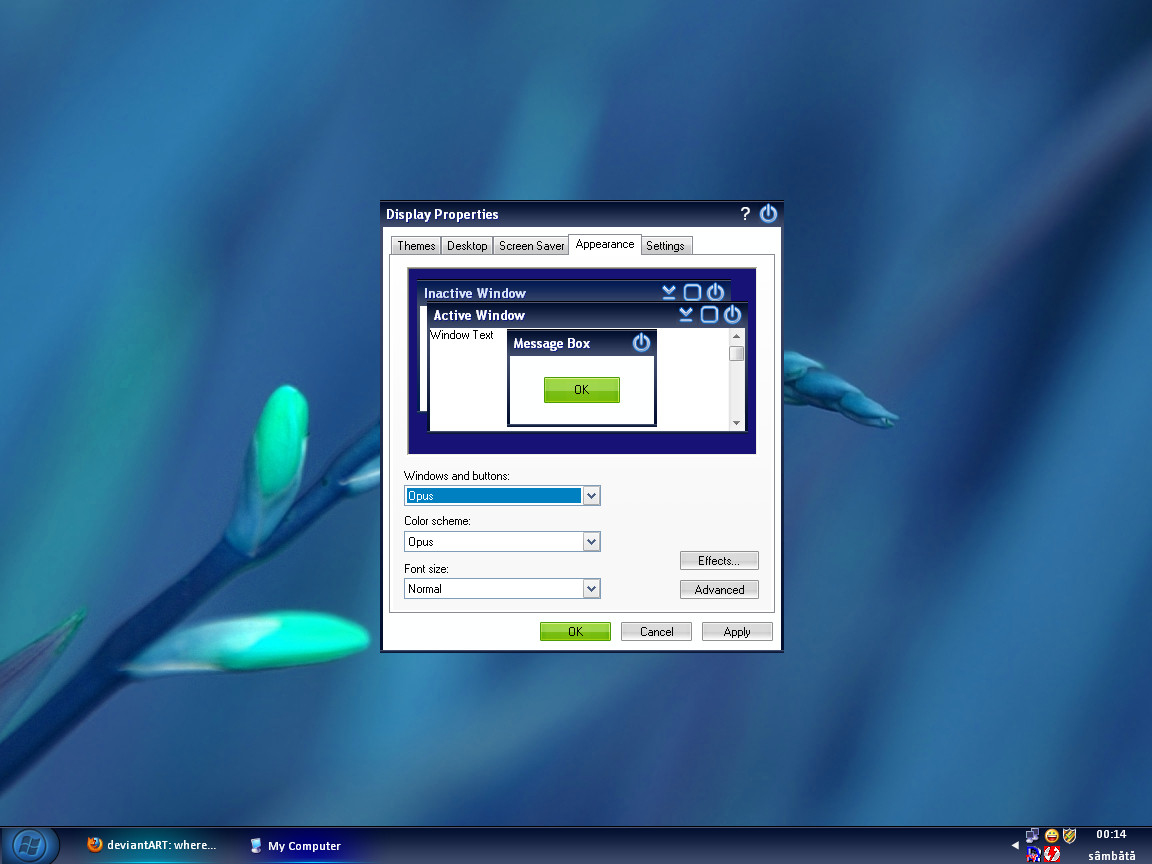 Windows XP Visual Style Dark Blue Opus by RadixFlumen on DeviantArt