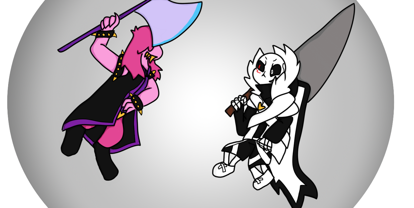 Susie vs Cross!Sans by LygoTheToaster on DeviantArt