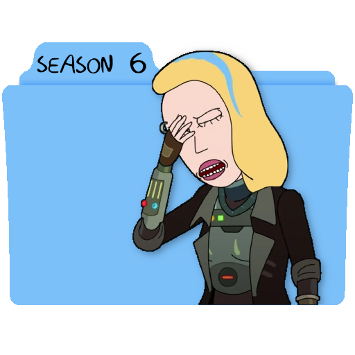Rick and Morty Season 6 Folder Icon by DamionMauville on DeviantArt