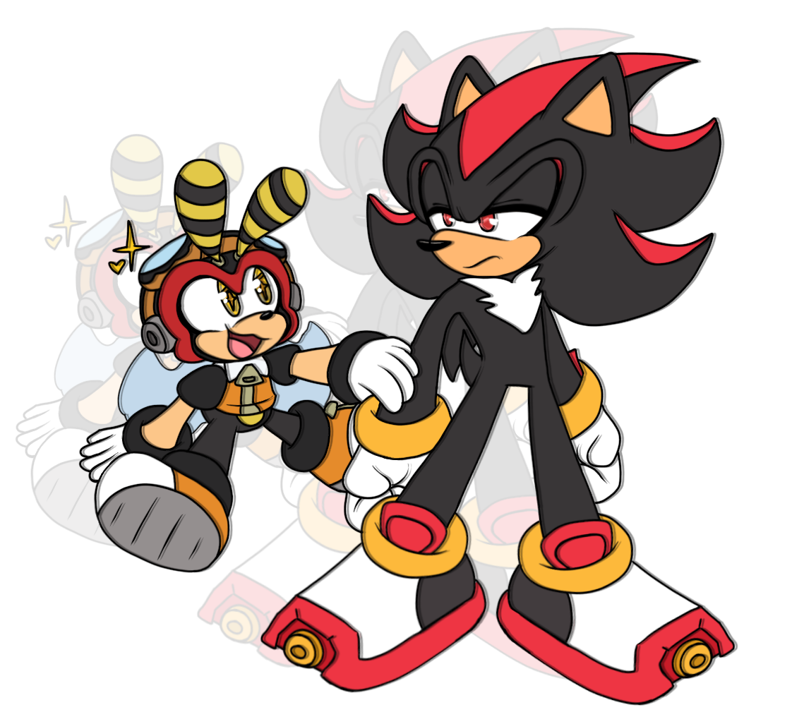 Shadow and Charmy by HRR-ArTss on DeviantArt