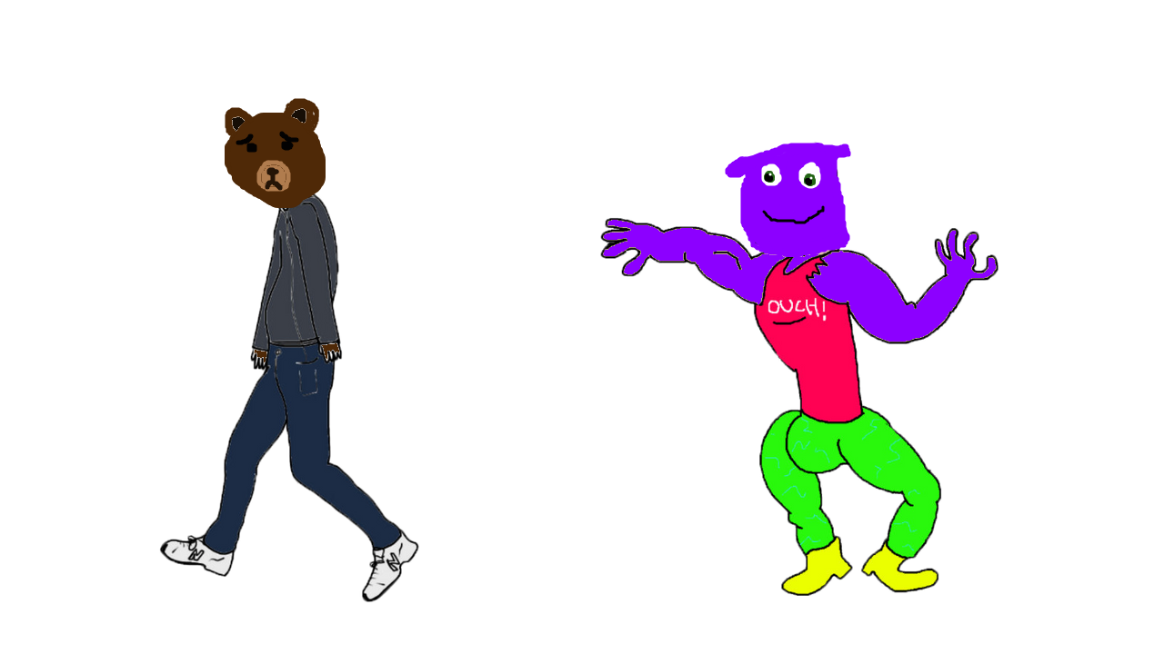 The Virgin Imaginary vs. The Chad IF by JansynthePrincess04 on DeviantArt