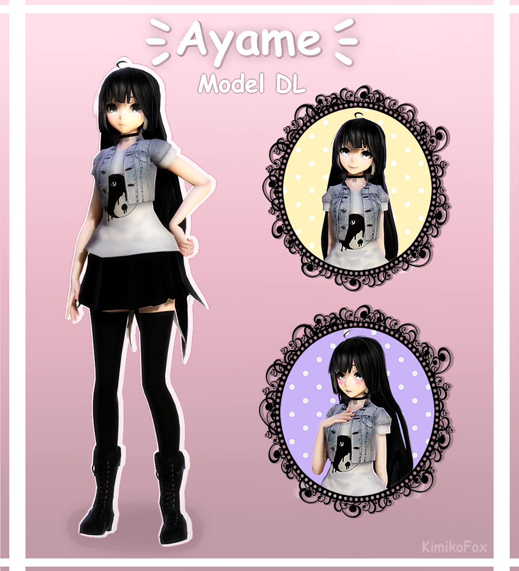 [MMD] Ayame [ Model dl ] by Kawaii-Loli-Desu on DeviantArt