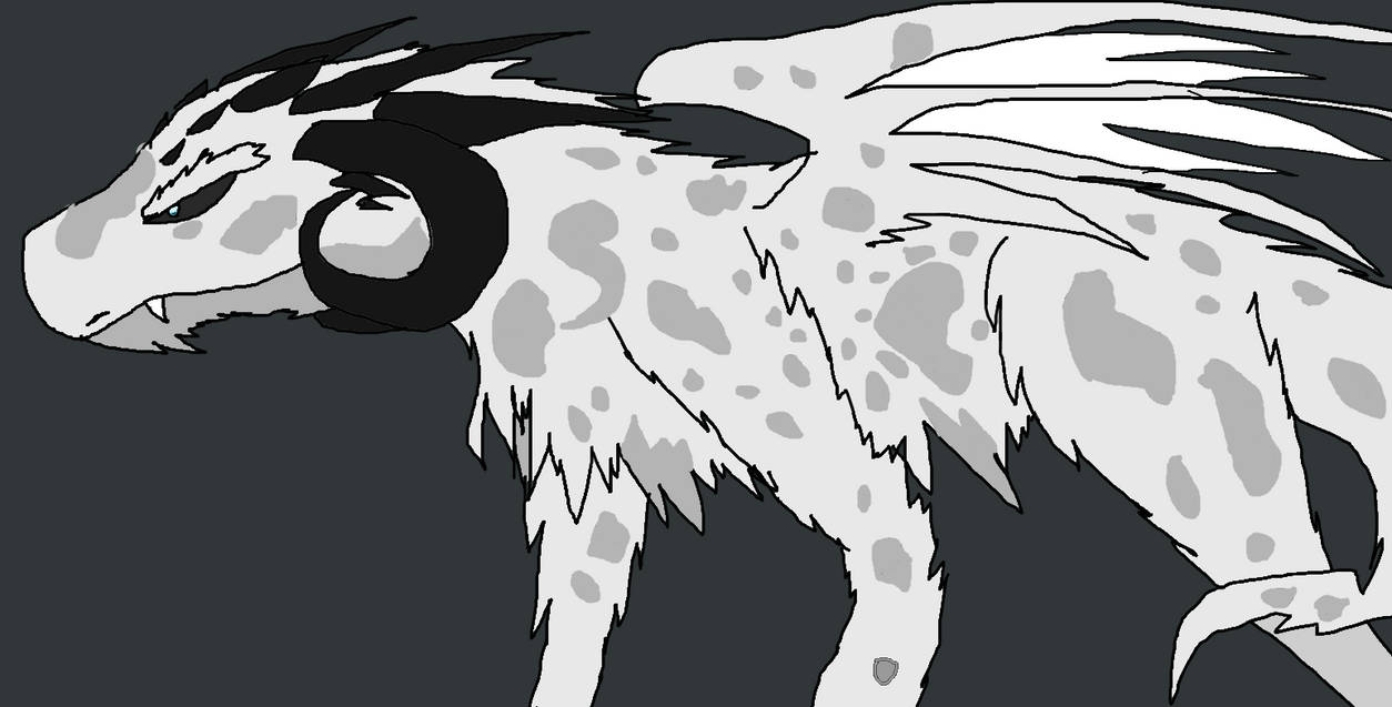 Snowleopard dragon by dragolover95 on DeviantArt