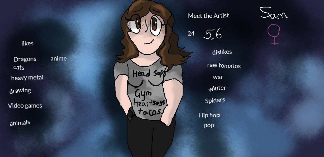 Meet the Artist by dragolover95 on DeviantArt