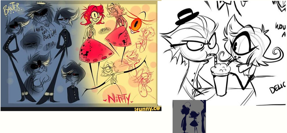 Baxter x Nifty banner by itshauntedtoon on DeviantArt