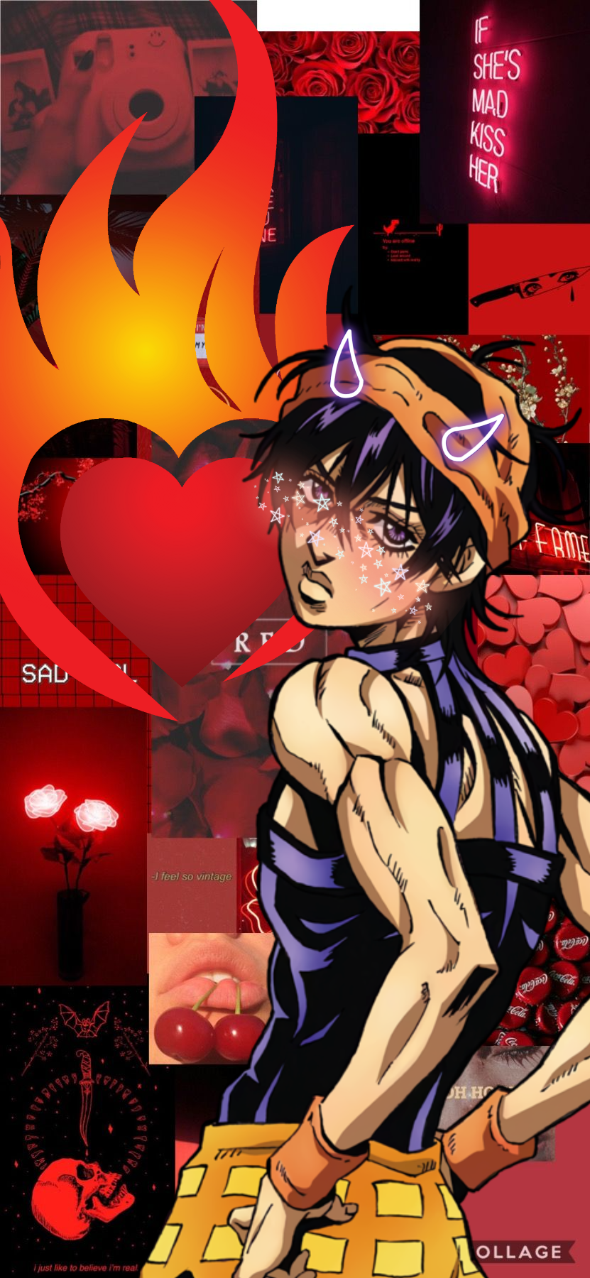 Narancia collage by itshauntedtoon on DeviantArt