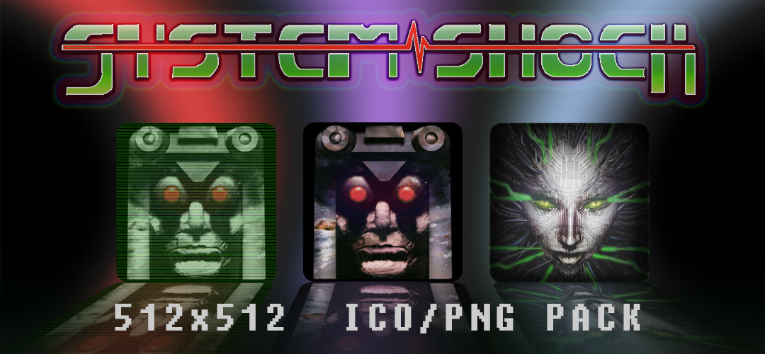 System Shock HD Icon Pack (512x512 ICO/PNG) by 1John on DeviantArt